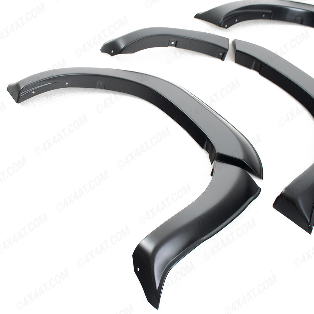 Toyota Hilux 2020- Smooth Style Wheel Arches - Matt Black – 4x4 Bitz