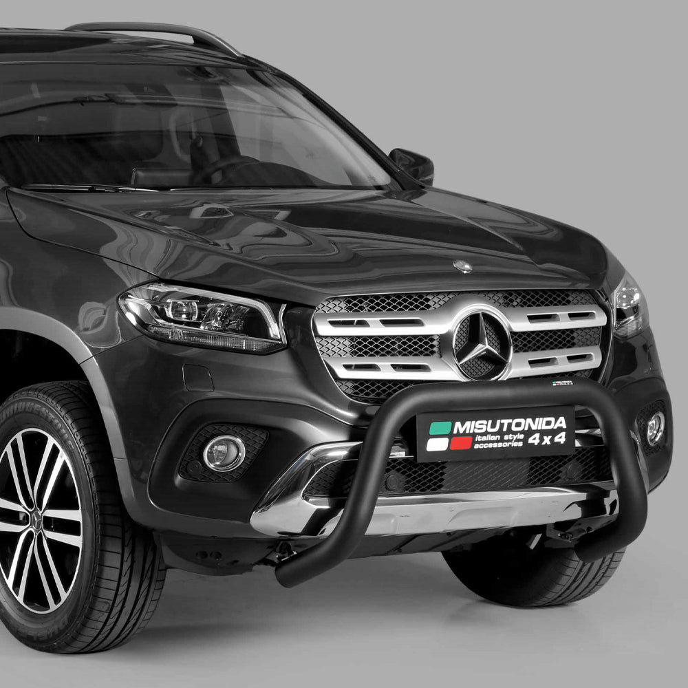 Mercedes X-Class Black Stainless Steel Bull Bar – 4x4 Bitz