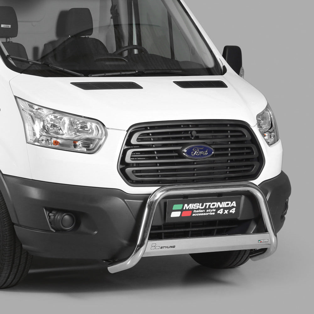 Ford Transit Mk8 2014- Misutonida Stainless Steel Front Bar – 4x4 Bitz
